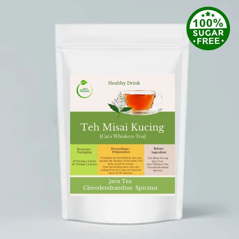 Teh Misai Kucing Tulen (Java Tea) 40 Uncang / Cat's whiskers Tea ...
