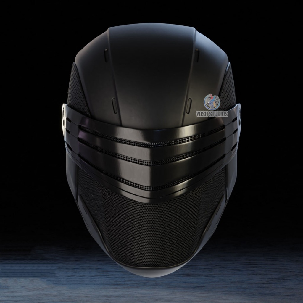Snake Eyes - G.I. Joe Cosplay STL Files Helmet 3D Print Wearable ...