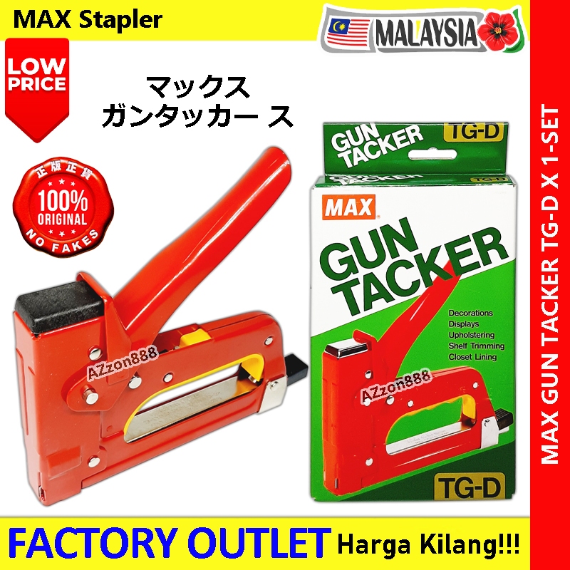 MAX Heavy Duty Gun Tacker TG-D #MAX #HeavyDuty #Metal #Guntacker #TG-D ...