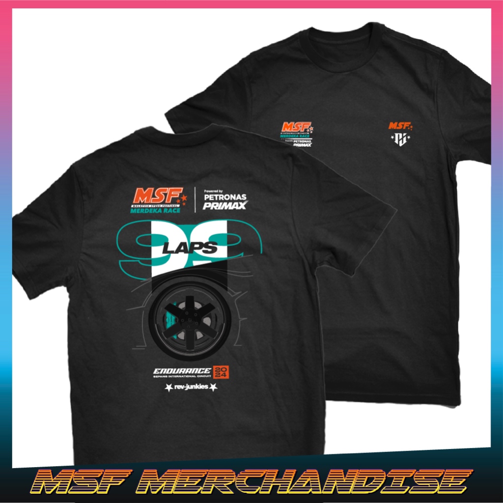 MSF Racing Merdeka 99Laps Rim Tee by MSFxRevJunkies | Shopee Malaysia
