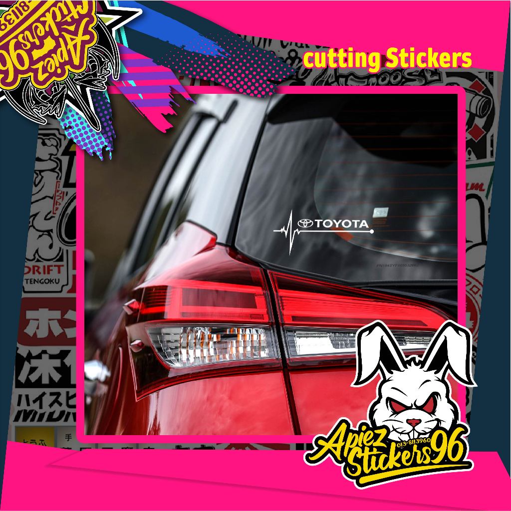 Sticker Perodua / Honda / Toyota / Proton / Sticker Kereta / Sticker ...