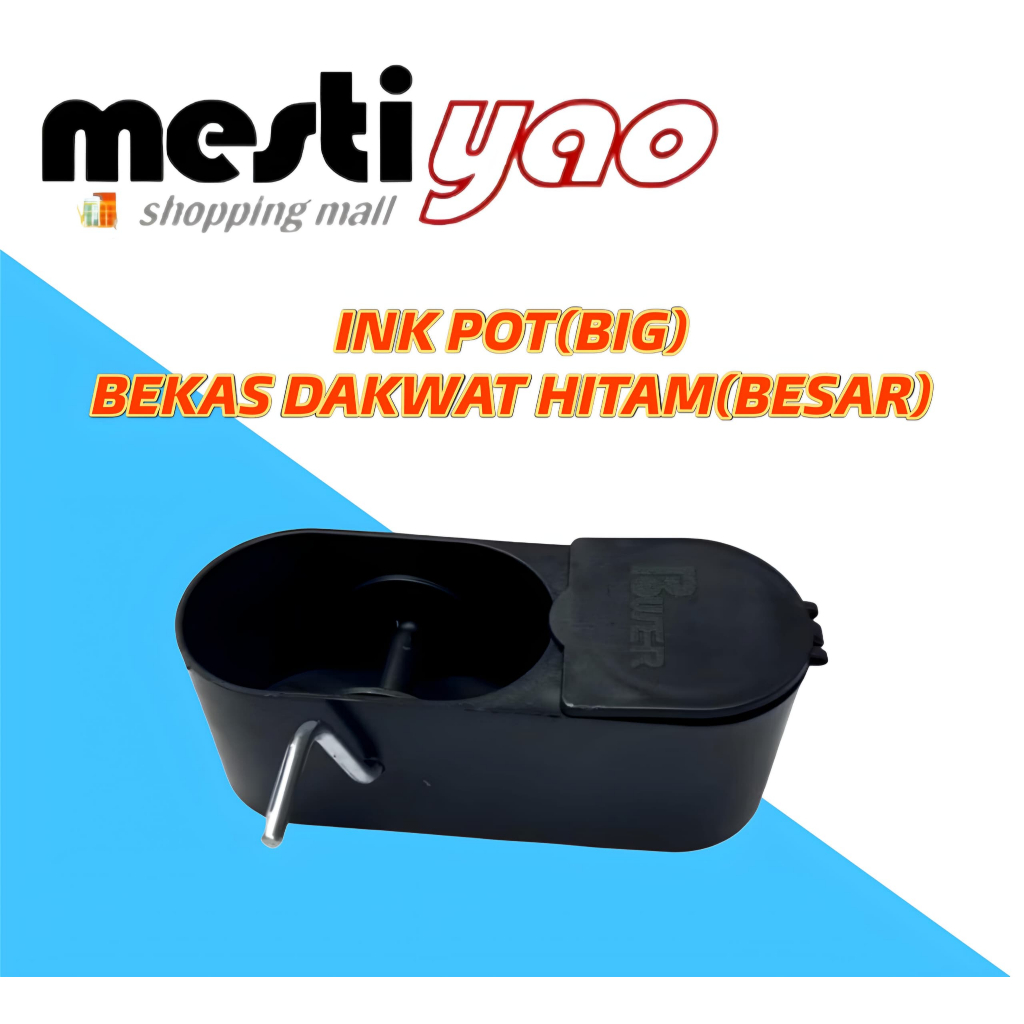 Pvc Ink Pot Large/Bekas Dakwat Hitam Besar/Mak Tau | Shopee Malaysia