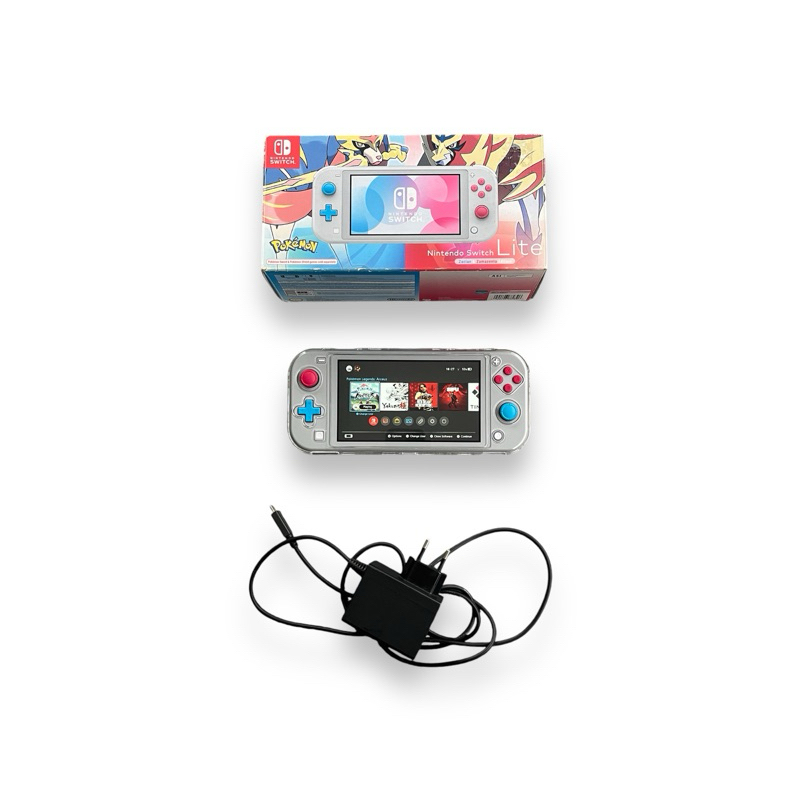 Nintendo Switch Lite Pokemon Zacian Zamazenta Edition Sword and Shield ...
