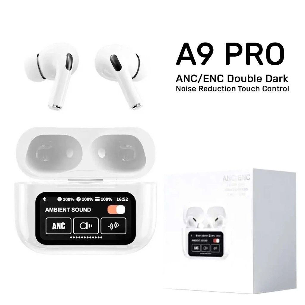 2024 New A9 pro Earphones TWS Wireless Bluetooth Headphones Touch ...