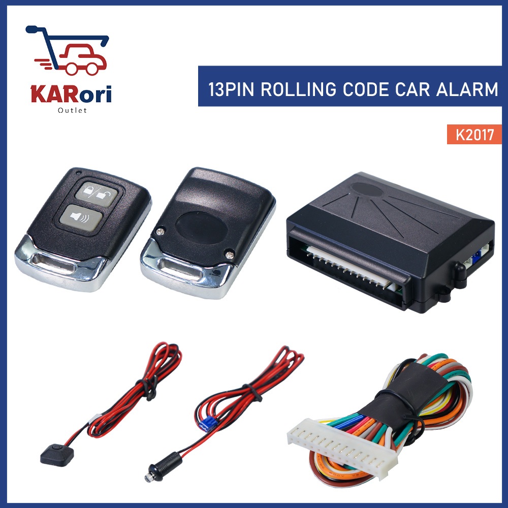 13 PIN ROLLING CODE CAR ALARM SYSTEM / CAR REMOTE BUTTON ALARM SYSTEM ...