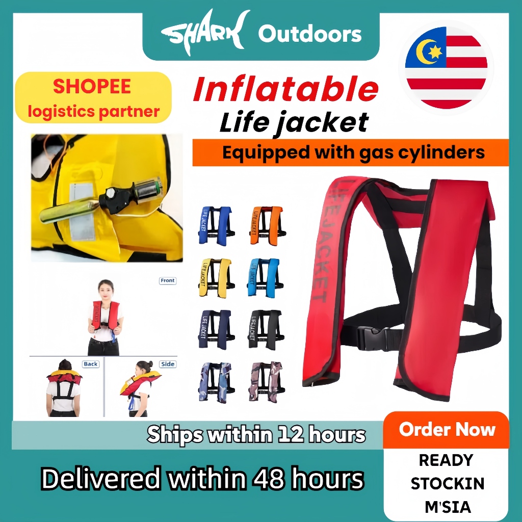 🔥 Local Ready Stock 🔥 automatic inflatable life jackets, swimming life ...
