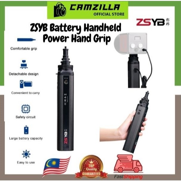 ZSYB Battery Handheld Power Hand Grip DC Built-in 6000mah ( Ready Stock ...