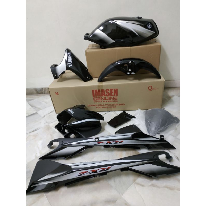 Yamaha RXZ Catalyzer Coverset 💯 Brand Imasen Sticker Siap Tanam ...