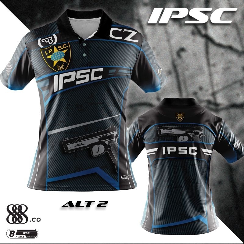 TACTICAL POLO T SHIRT FULL SUBLIMATION IPSC BAJU IPSC | Shopee Malaysia