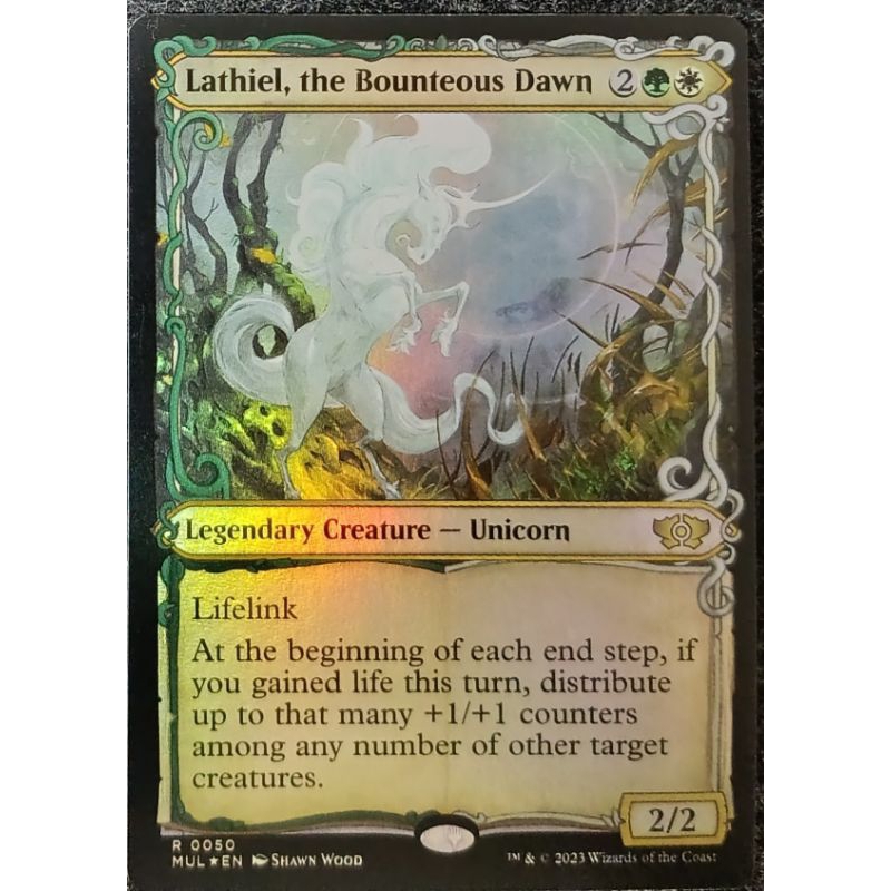 Magic The Gathering : Lathiel , the Bounteous Dawn Foil Rare Multiverse ...