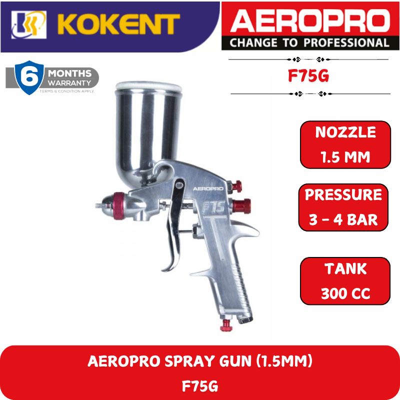 Aeropro Spray Gun 300 CC F75G | Shopee Malaysia