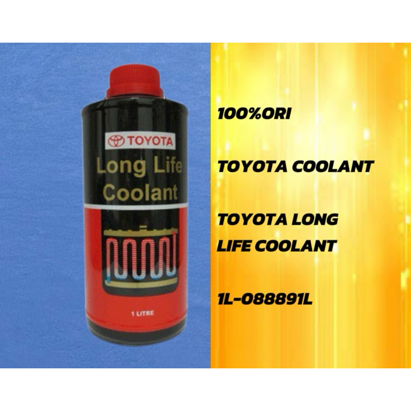 100%ORI - TOYOTA COOLANT-TOYOTA LONG LIFE COOLANT 1L-088891L | Shopee Malaysia