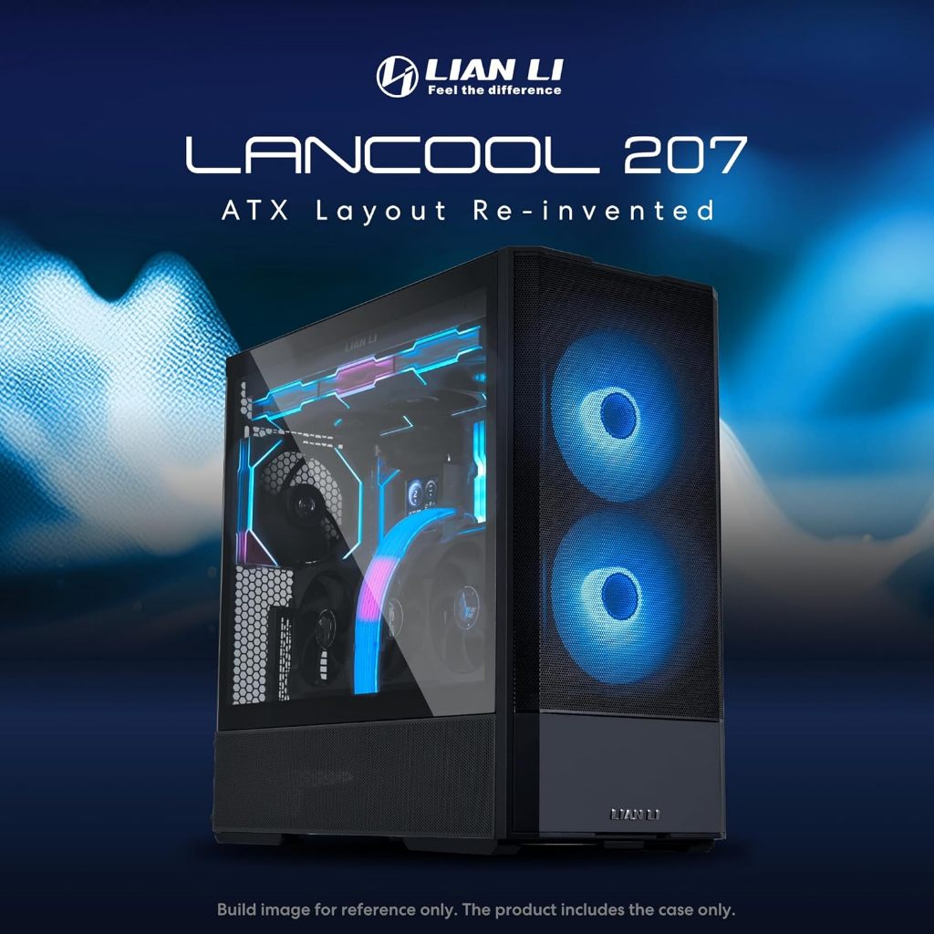 # LIAN LI LANCOOL 207 - Mid Tower T.G PC Case With 2 x 140mm ARGB Fans ...