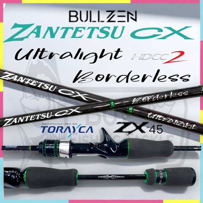 2024 BULLZEN ZANTETSU CX ULTRALIGHT BORDERLESS GRAPHITE SPINNING ...
