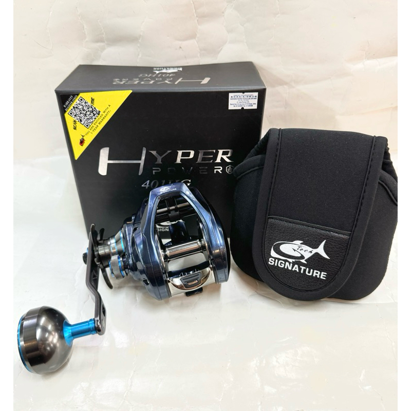 GTech Hyper Power 401HG Saltwater SW Jigging Fishing Reel （Left Handle ...