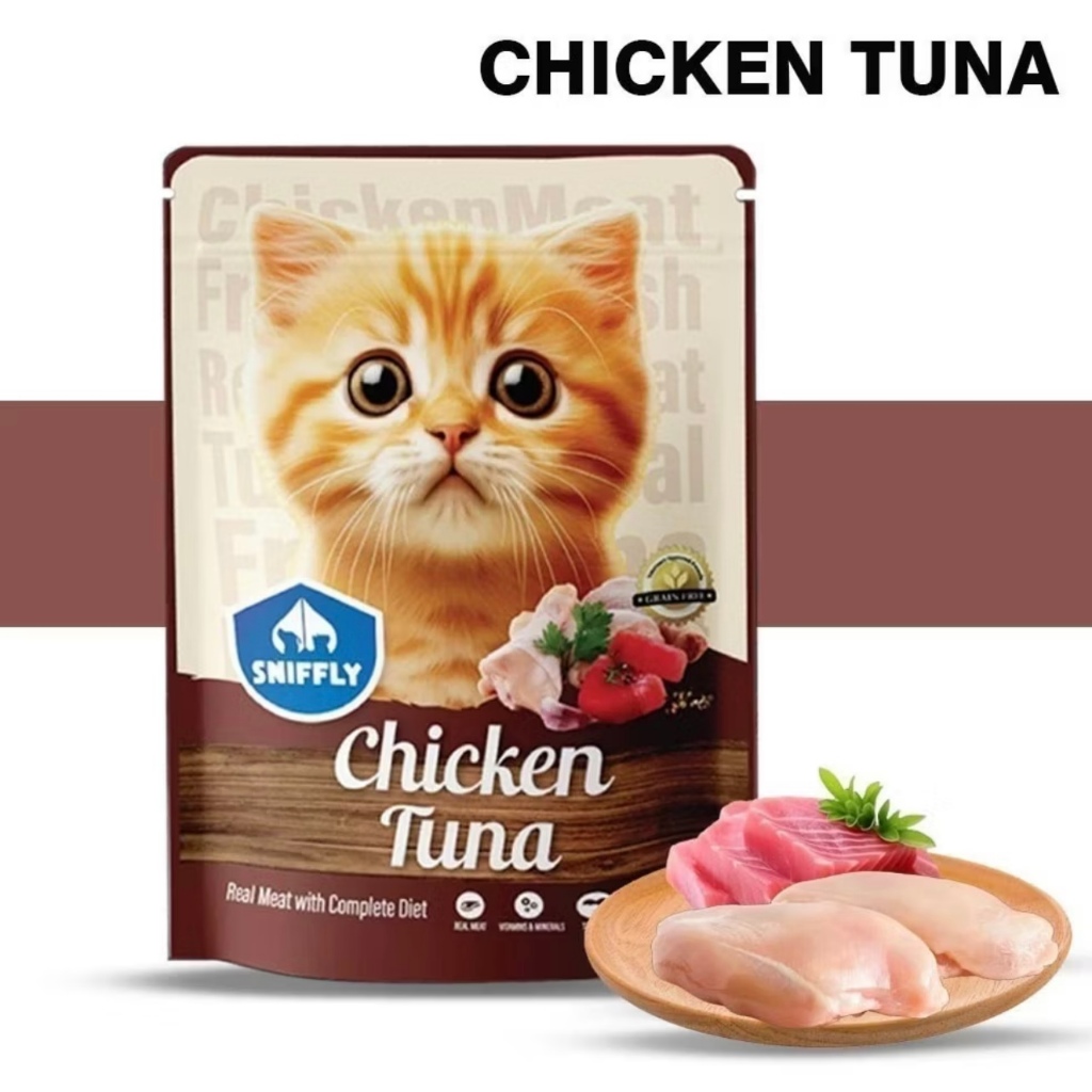 SNIFFY CAT POUCH 70G (GRAIN FREE) | Shopee Malaysia
