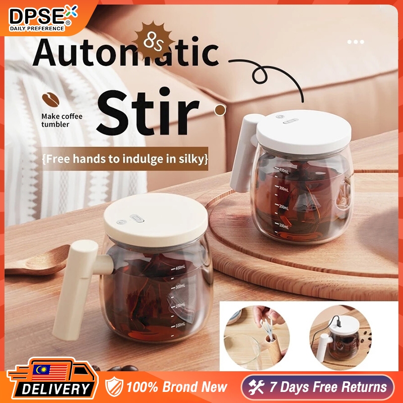 Self Stirring Mug Electric Self Stirring Coffee Mug Portable Glass Mug ...