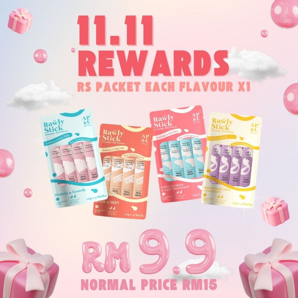 1111 Reward Rawly Stick & Rawly Stick Plus Bundle (each flavour 1 ...