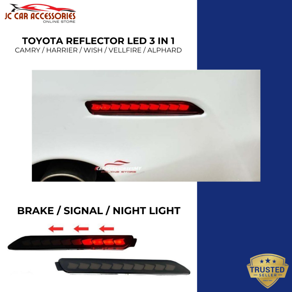 Toyota Vellfire Alphard Camry Innova Harrier Wish Dynamic Led Rear ...