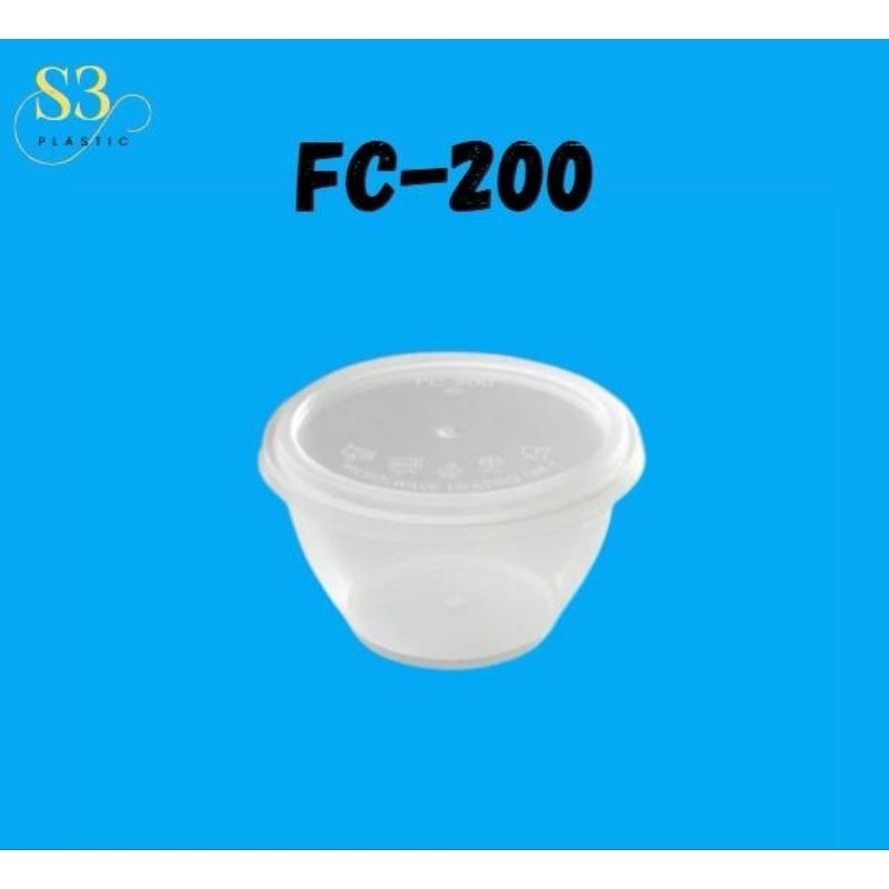FC-200 Round Container 200ml (50pcs) | Shopee Malaysia