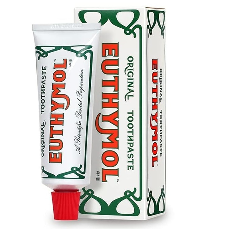 Euthymol Original Toothpaste 75ml Fluoride Free, Anti-Plaque ...