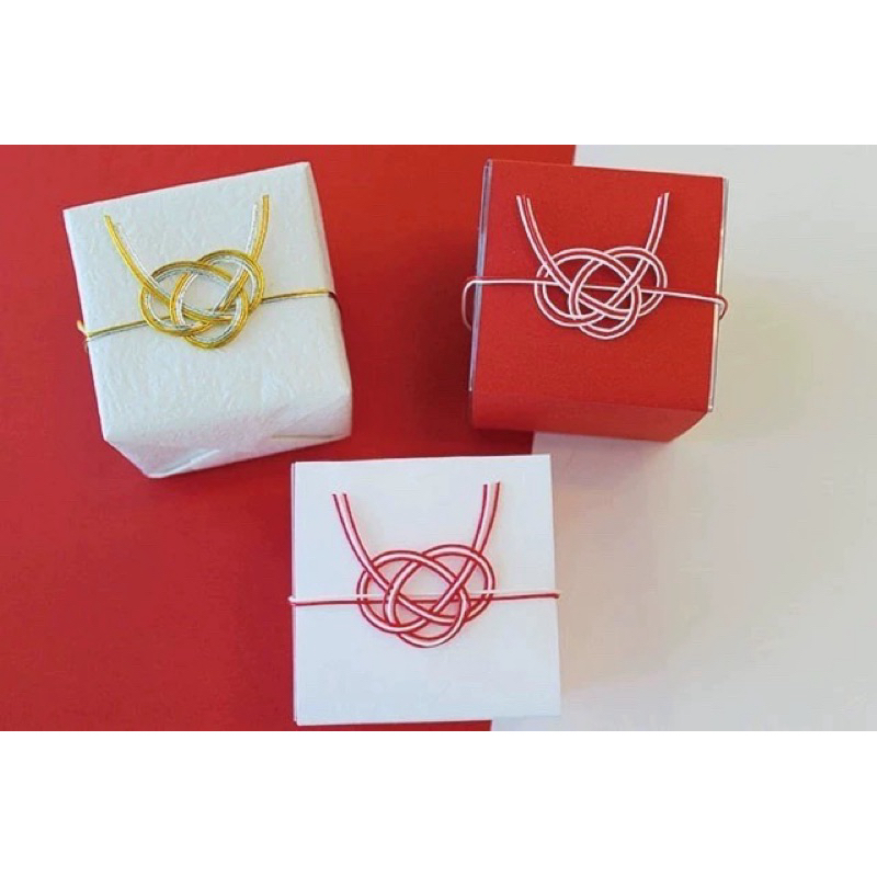 🇯🇵Japanese Traditional gift tie /Japan Mizuhiki Red Knot / small box ...
