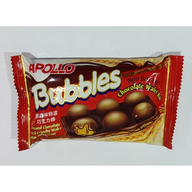 Bubbles Chocolate Wafer Bar APOLLO Wafer Bar Coklat compound chocolate ...