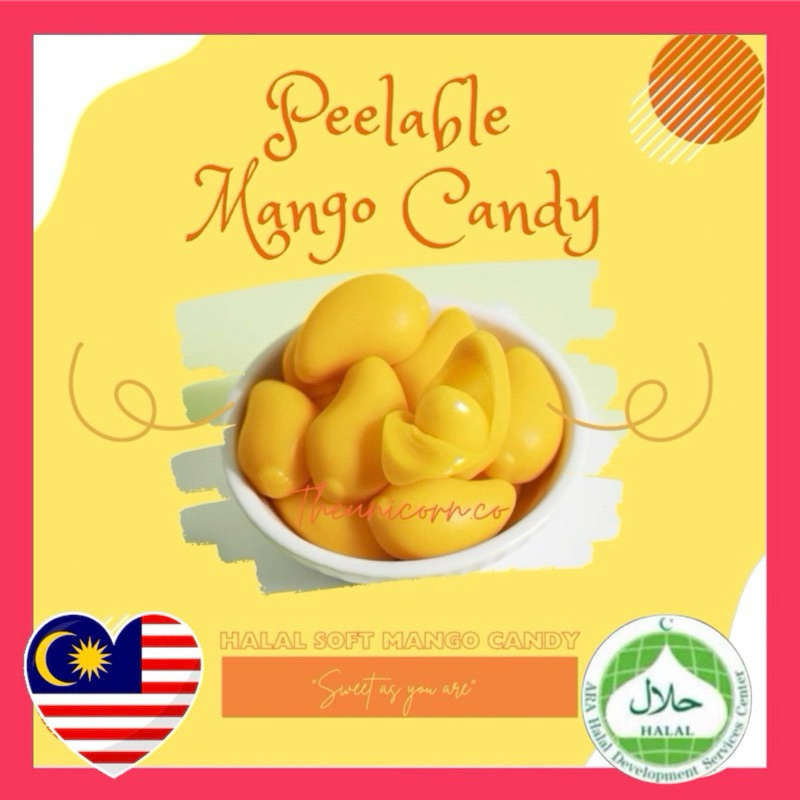 [HALAL] PEELABLE GUMMY MANGO CANDY | Shopee Malaysia