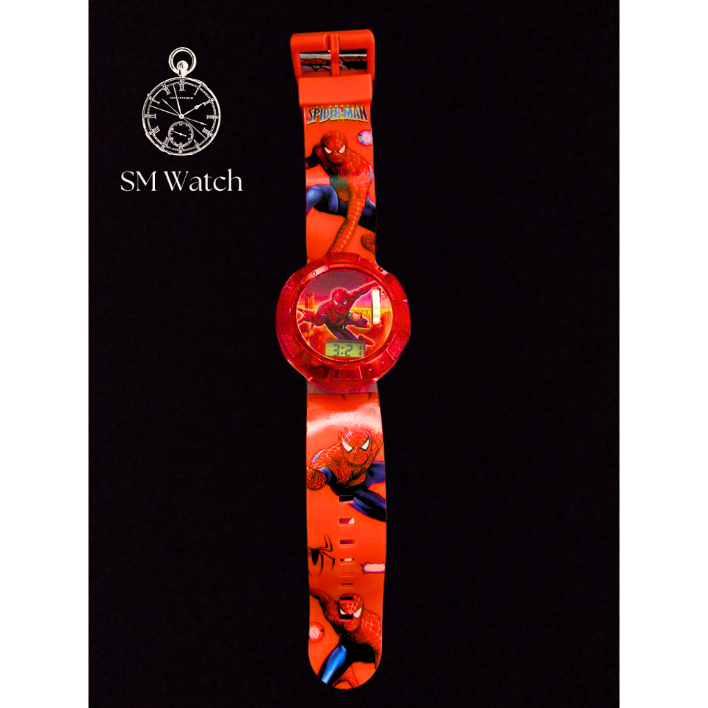 SM WATCH KIDS WATCH CARTOON SPIDER READY STOCK | Shopee Malaysia