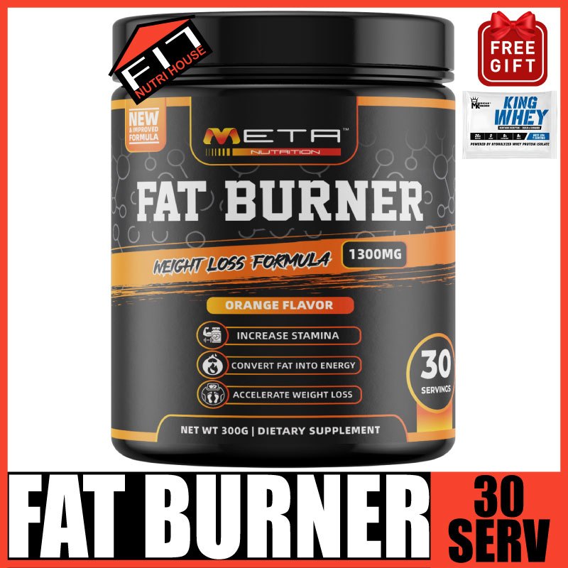 META Nutrition FAT Burner Weight Loss Formula Orange Flavor (30 Serv ...