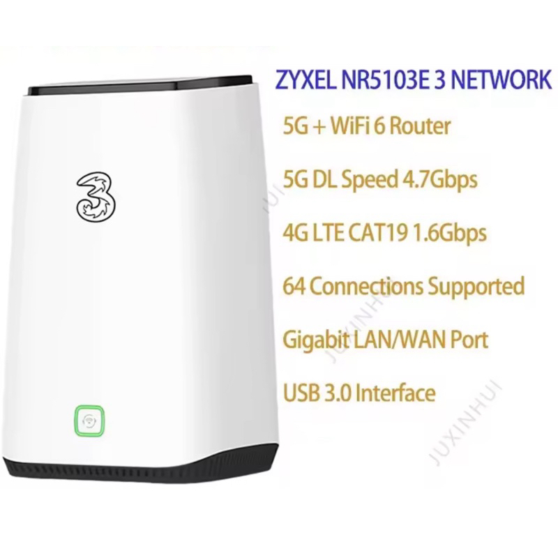 Zyxel NR5103E 5G NR Indoor Router WiFi 6 Full network 5G high-speed ...