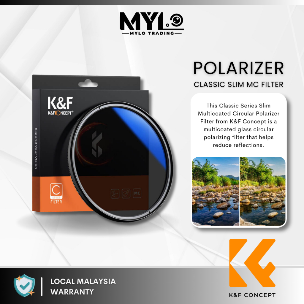 K&F Classic Series Slim MC CPL Filter Anti-Fungus Blue coated Japan ...