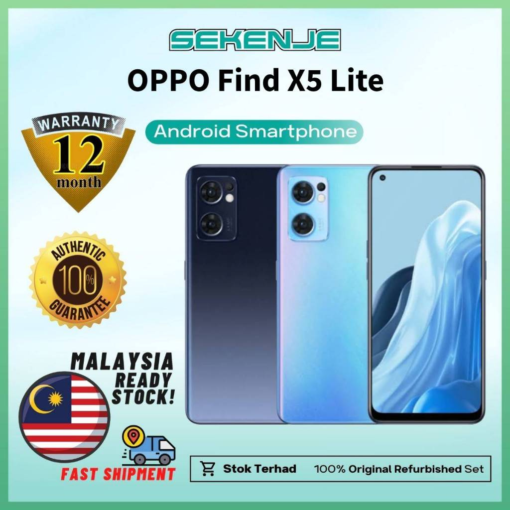 OPPO Find X5 Lite 5G [ 1 YEAR WARRANTY ] 256GB + 8GB RAM 100% Original ...