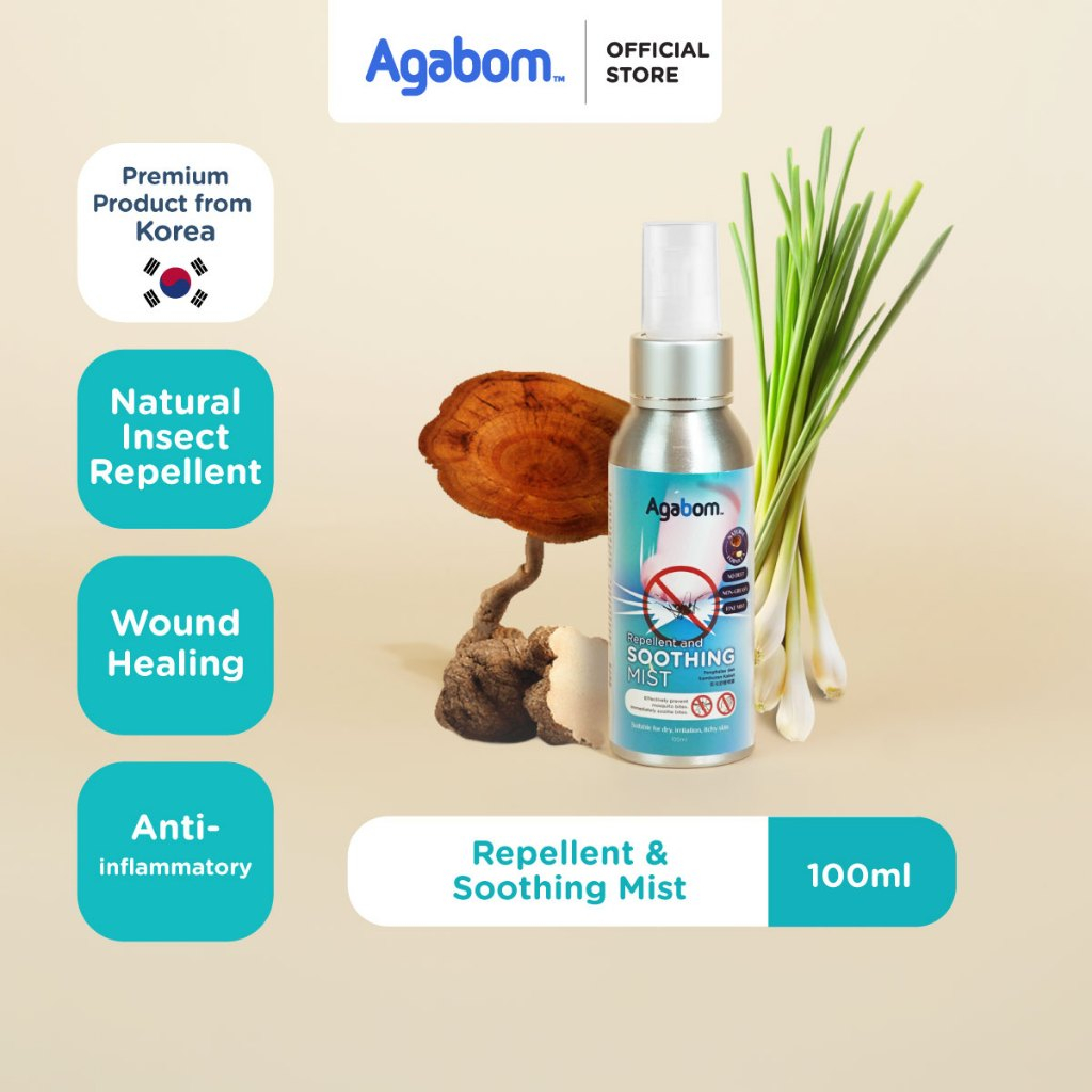Agabom Tiger Milk Mushroom Repellent and Soothing Mist (100ml/Bottle ...