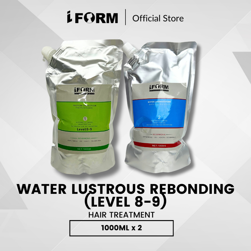IFORM Water Lustrous Hair Relaxing Set (Level 8-9) For Super Damage ...