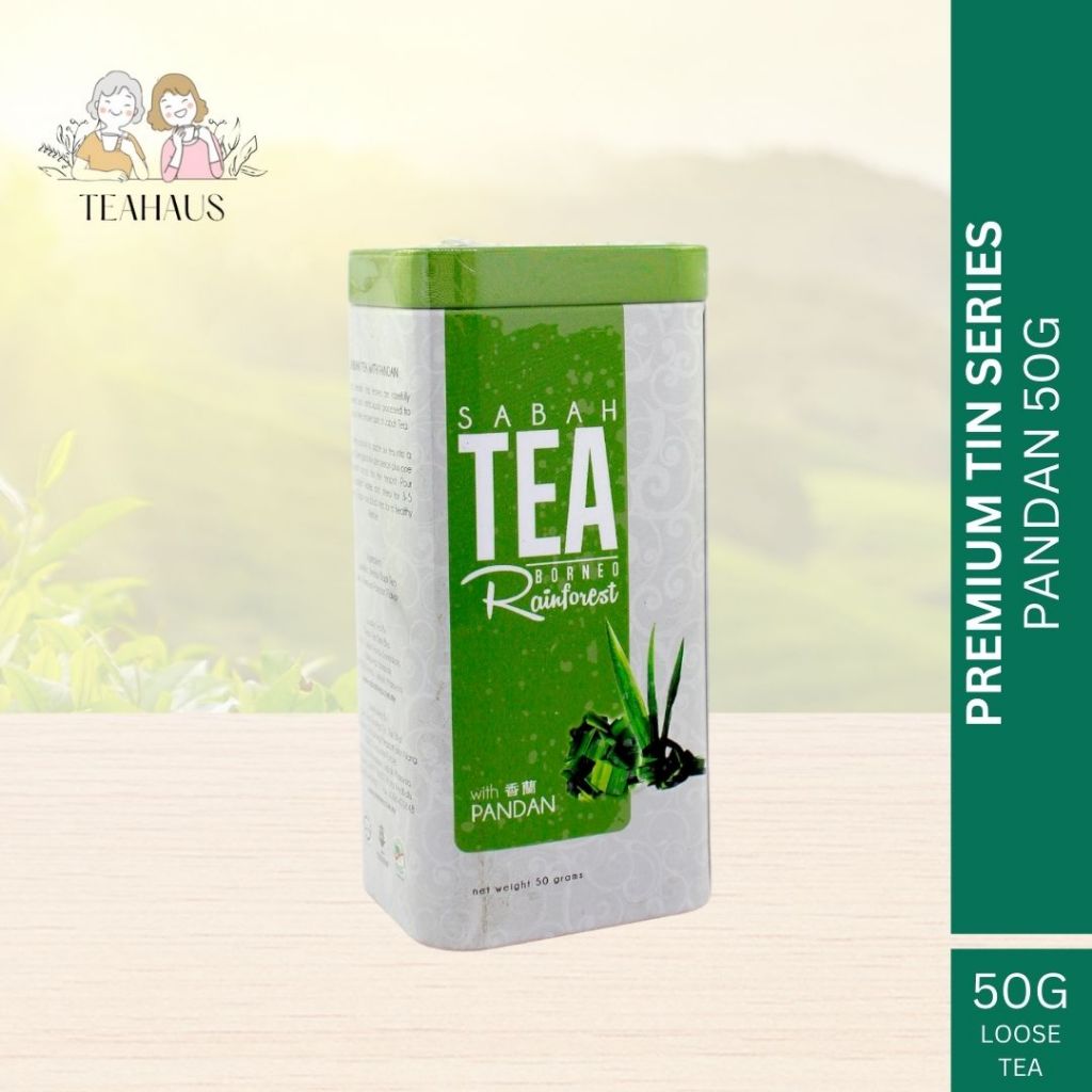Sabah Tea with Pandan - Premium Tin 50g | Shopee Malaysia