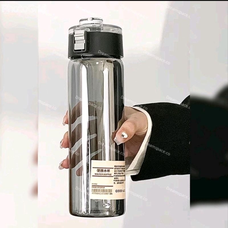 Muji Style Mug Botol Anti-Tumpah 800ml/500ml/350ml Transparan Besar ...