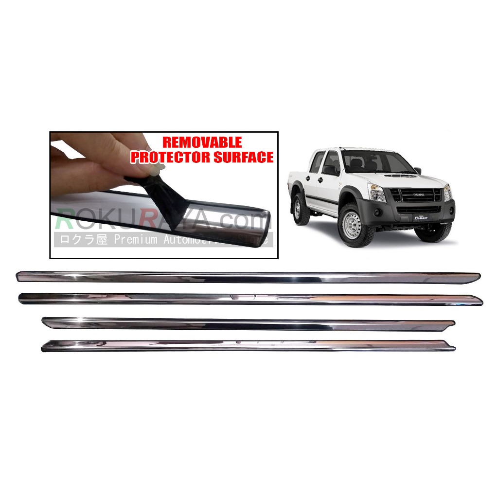 Isuzu Dmax D-Max 4Door 1st Gen (2002 - 2012) Car Door Window Trim Panel ...