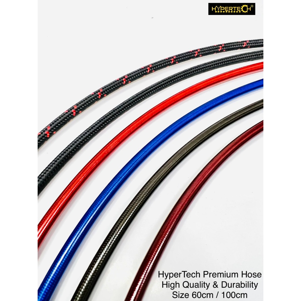 Hypertech Premium Brake Hose High quality & Durability 60cm 100cm ...