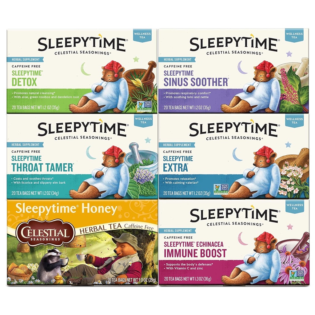 Celestial Seasonings Sleepytime Wellness Sinus Soother Tea, Caffeine ...