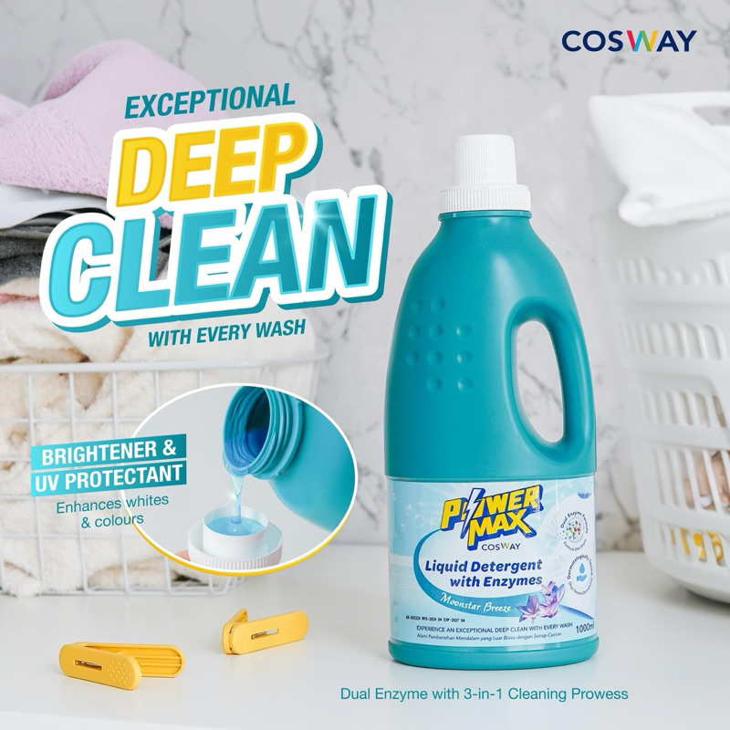 Cosway PowerMax Liquid Detergent with Enzymes (08177) | Shopee Malaysia