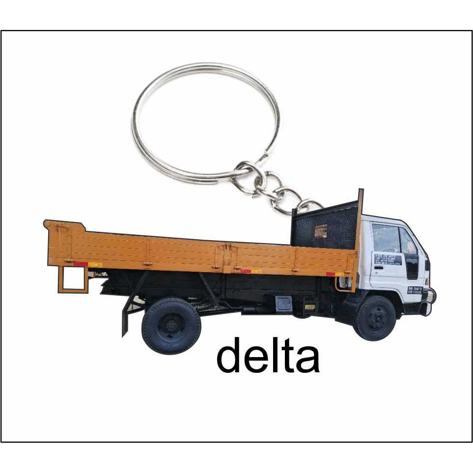 lorry delta lori delta tipper 2d keychain | Shopee Malaysia