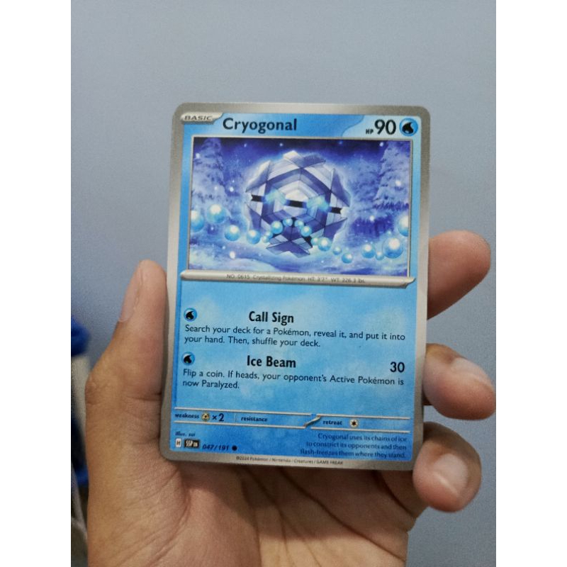 Pokemon TCG Cryogonal Surging Sparks | Shopee Malaysia