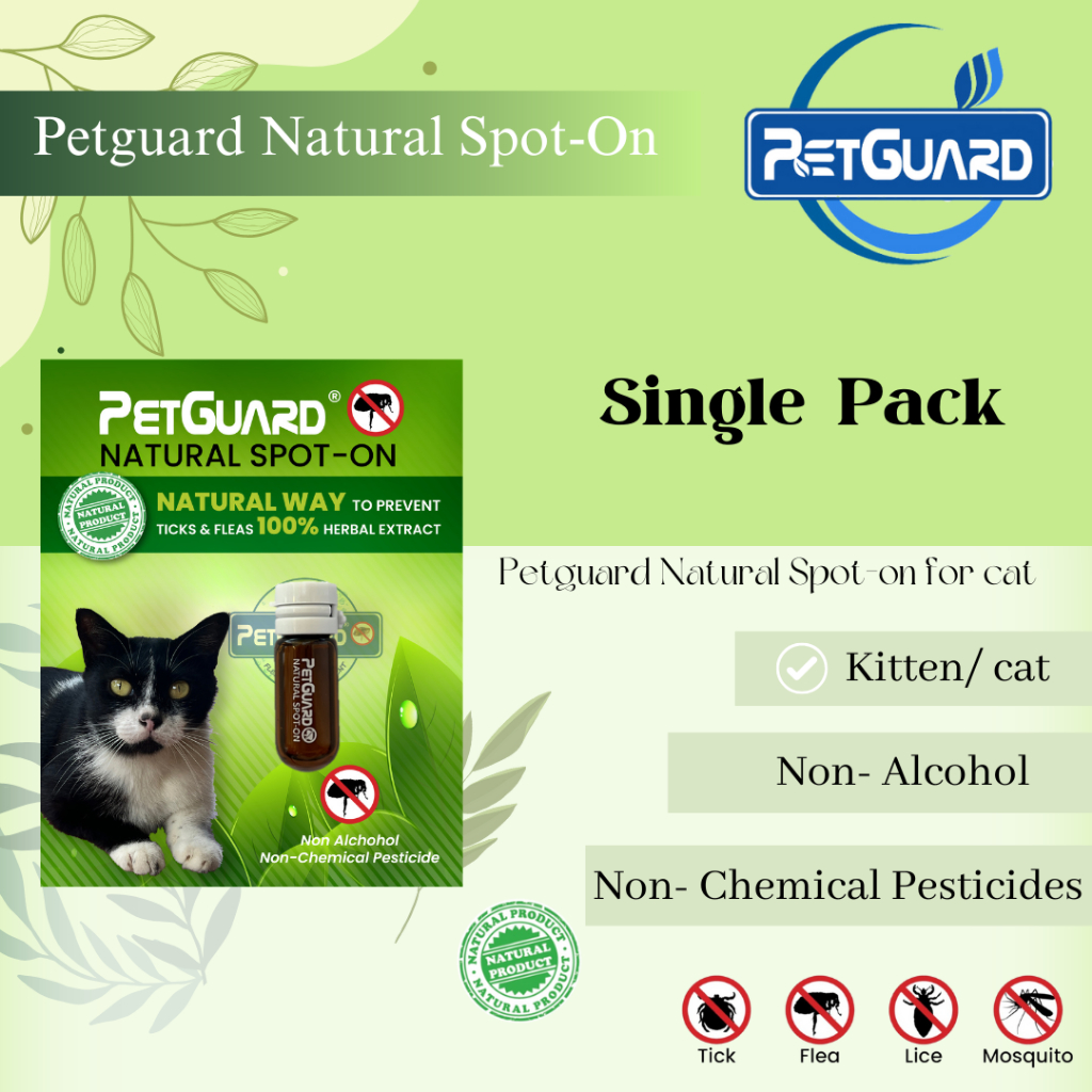 Petguard Natural Spot-On For Cat | Shopee Malaysia