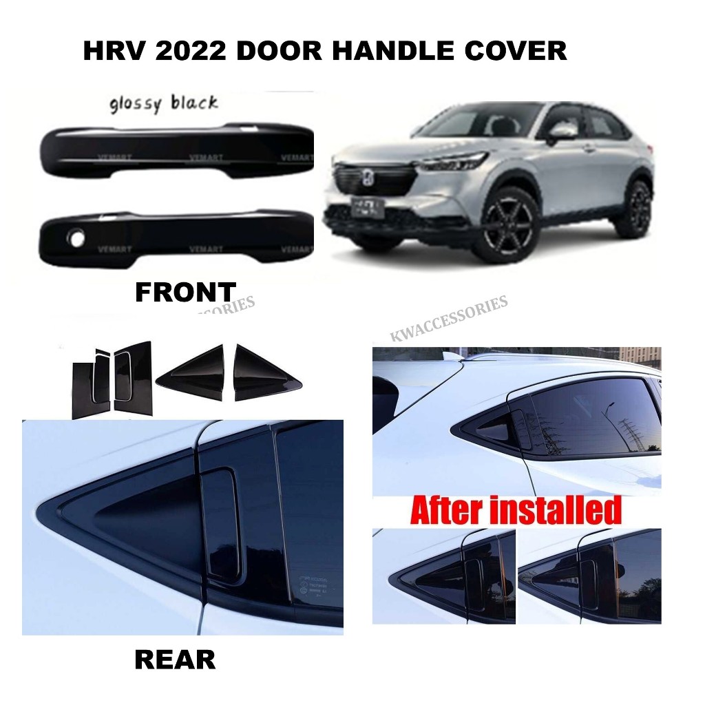 [READY STOCK] Honda HRV 2022-2025 Door Handle Cover Protector Glossy ...