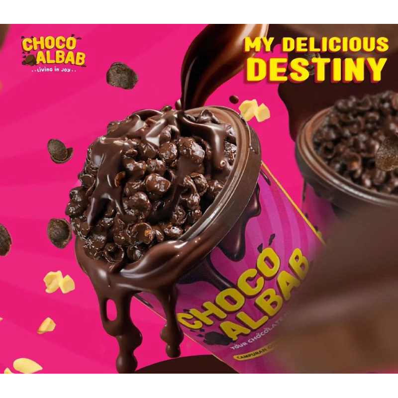 Choco Albab Pink Choco Tub Coklat Padu Mini Coco Crunch Dorayaki Choco ...