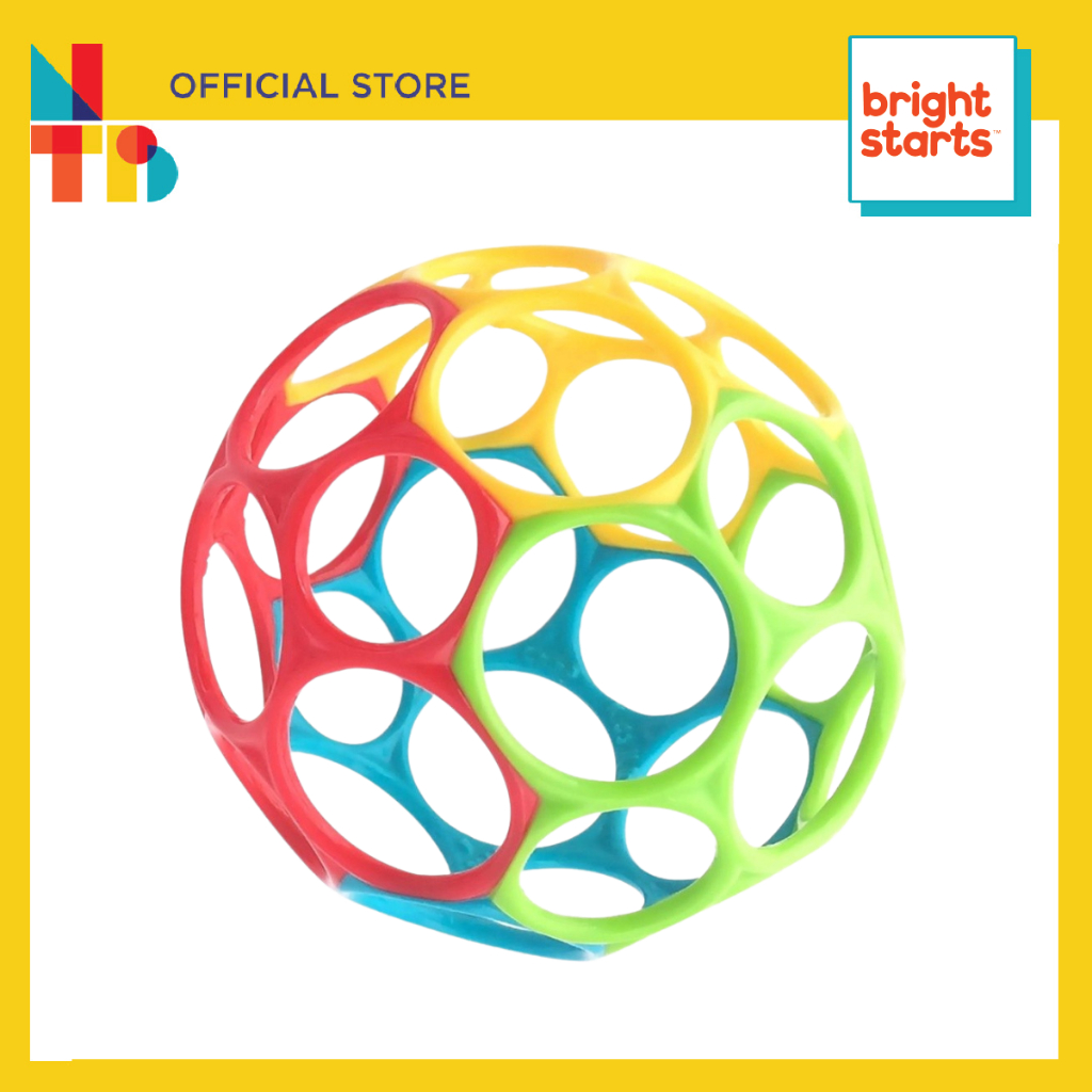 Bright Starts Oball Classic Easy-Grasp Toy - Multi | Shopee Malaysia