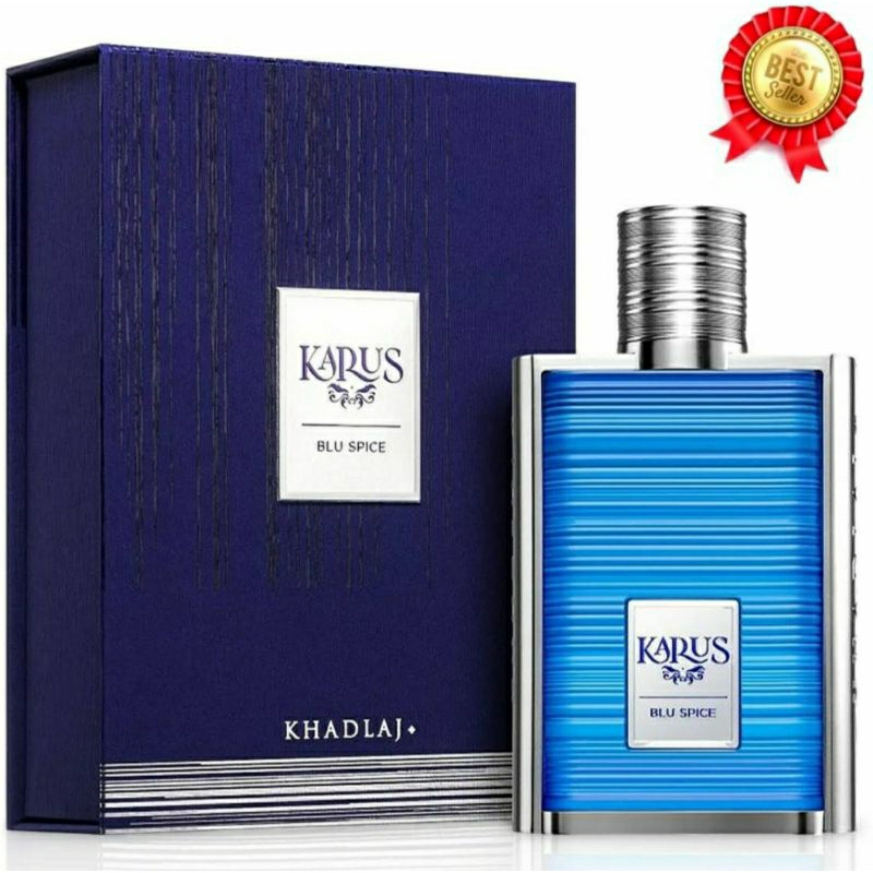 Karus Blue Spice Perfume Khadlaj 100ml EDP For Men & Women | Shopee ...