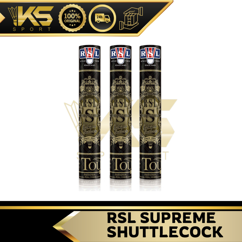Genuine RSL Supreme Series Badminton Shuttlecock (100% Original ...