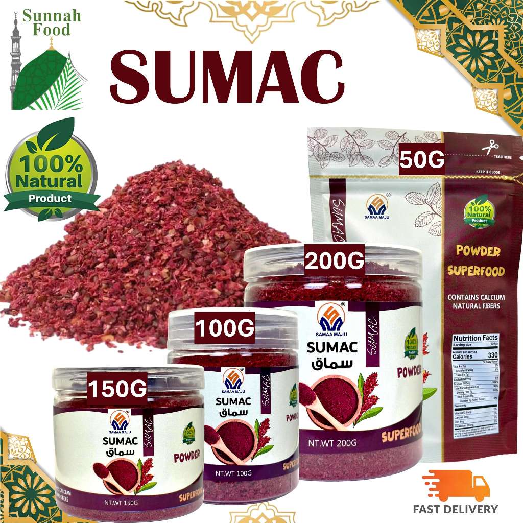 SUMAC POWDER , PURE SUMAC SuperFood Premium High Quality Original 100% ...
